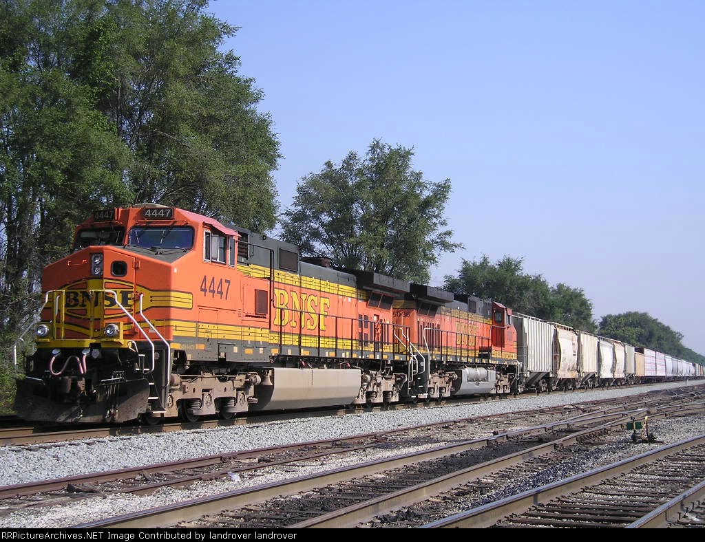 BNSF 4447 On CSX Q 501-14 Southbound